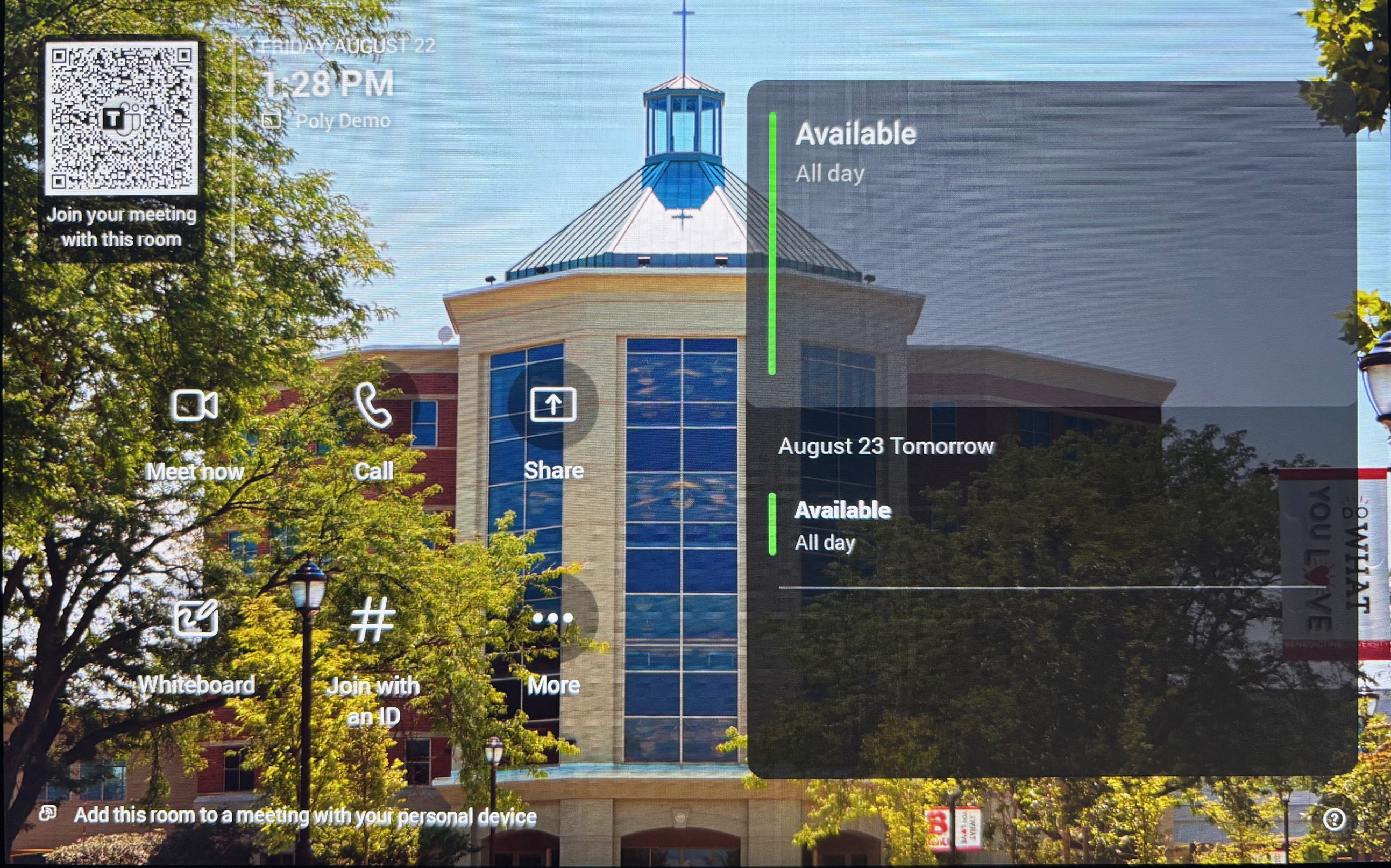 Using The Poly Studio X72 Video Bar with MS Teams – BenU Information ...